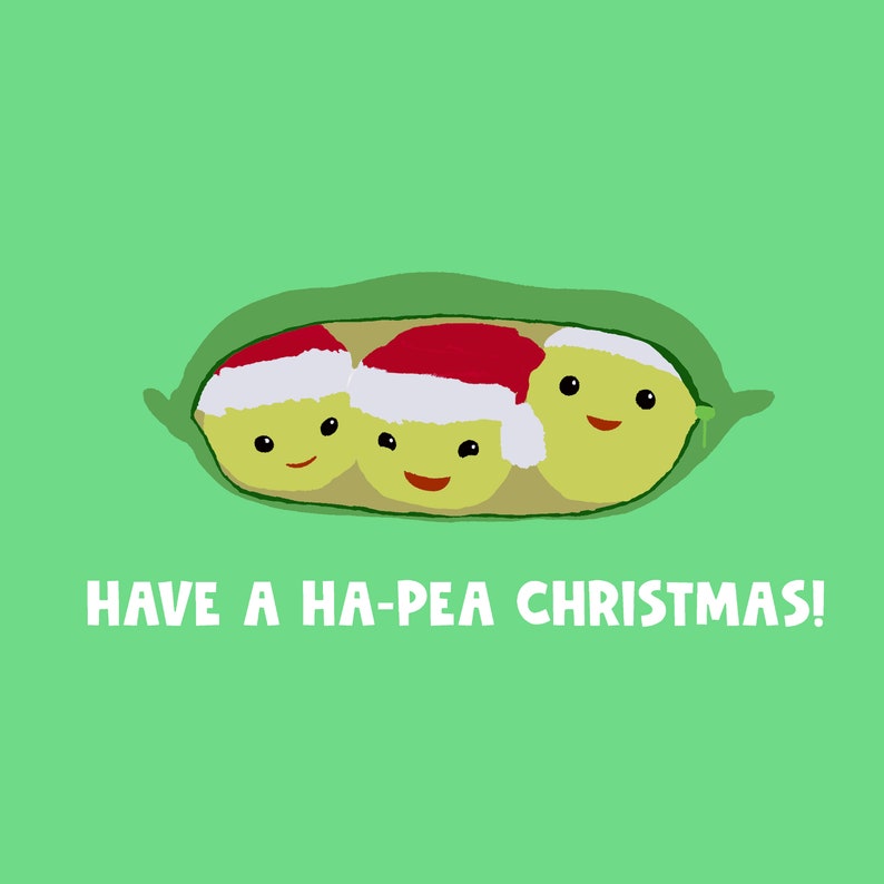 Toy Story Peas Inspired Christmas Card - Etsy