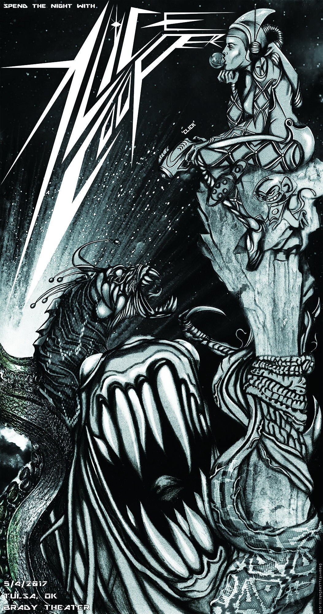 Alice Cooper Concert Poster, OKC - Etsy