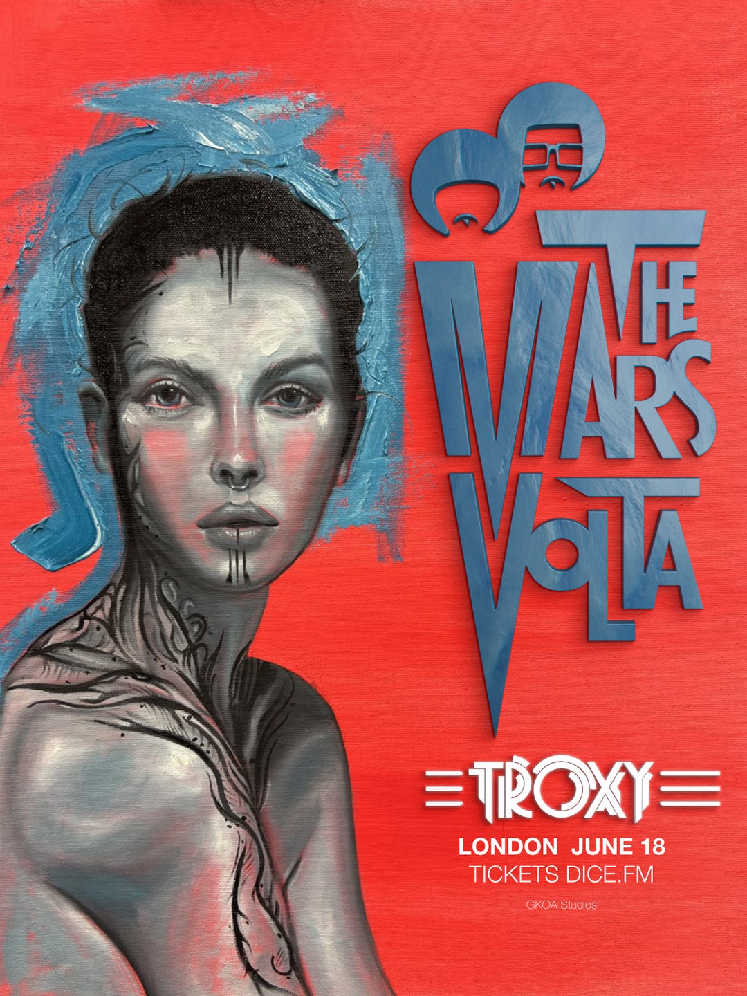 The Mars Volta Concert Poster, 2023, Troxy, London - Etsy