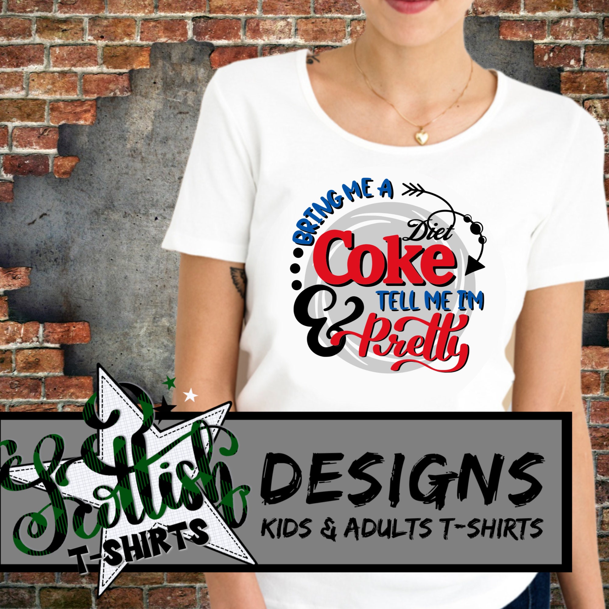 Bring me a Diet Coke SVGDiet Coke Cut FilePrettyHand Drawn | Etsy