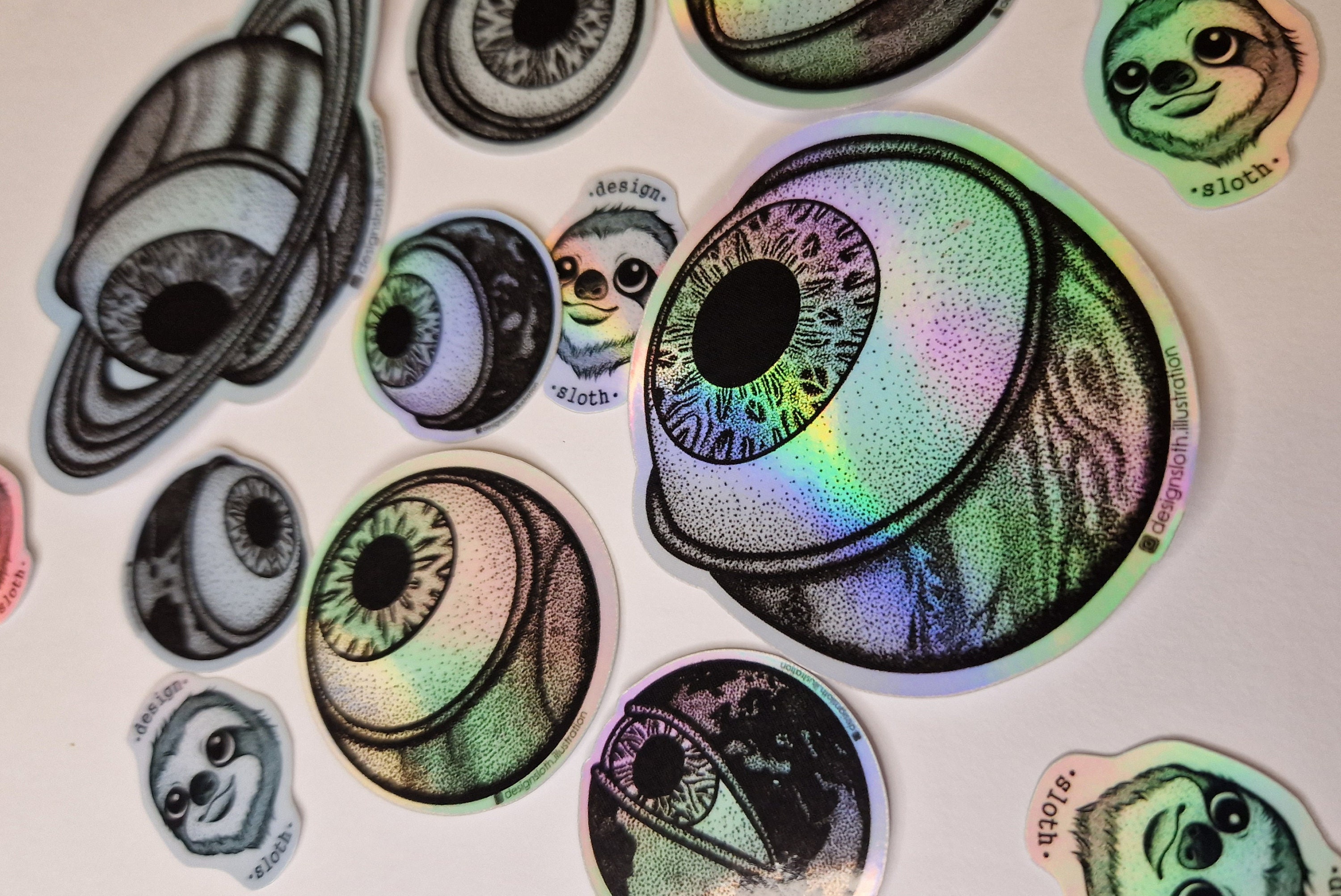 Waterproof Planet Eyes, Solar System, Galaxy, Dark Art Decal ...