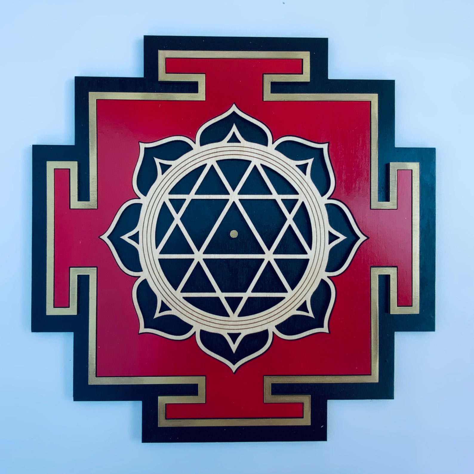 Durga Yantra Sacred Symbols Laser Cut - Etsy New Zealand