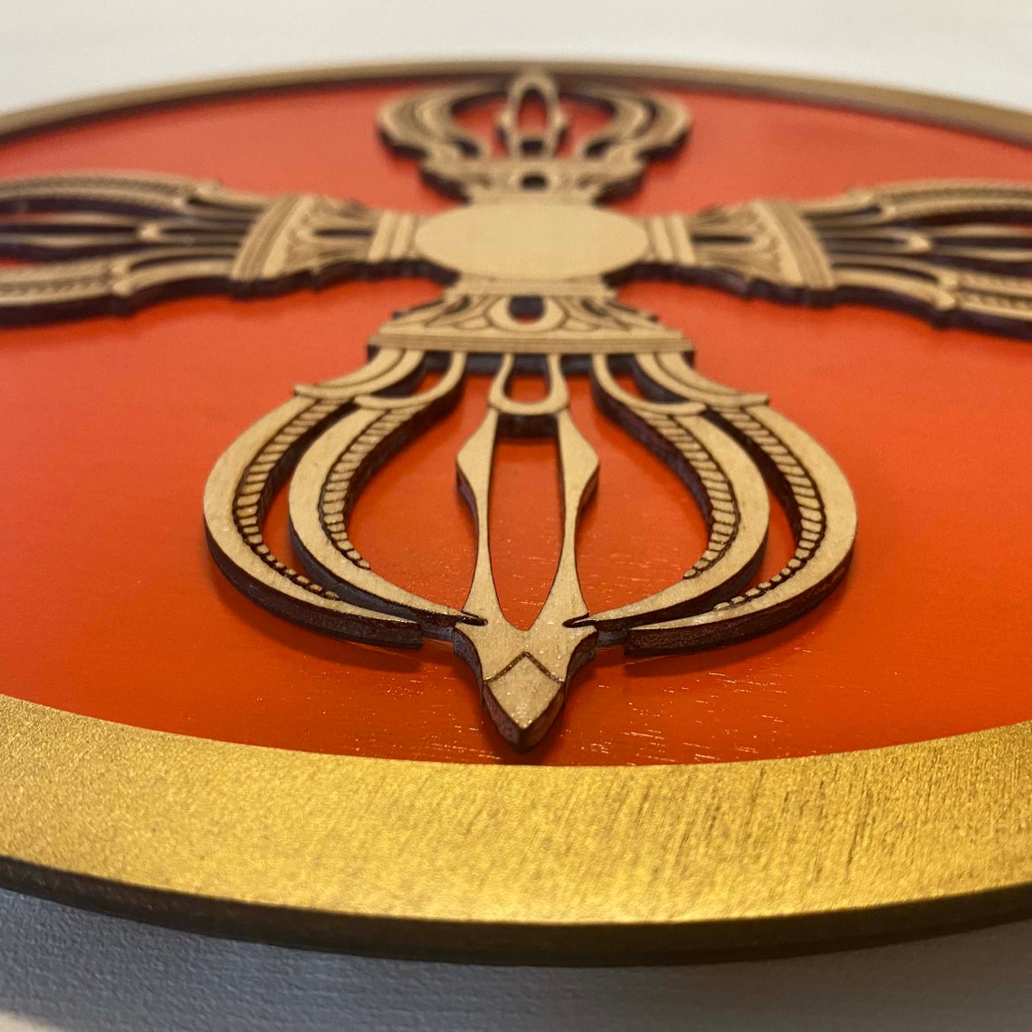 Buddhist Religious Symbol Double Vajra Dorje Vajra - Etsy