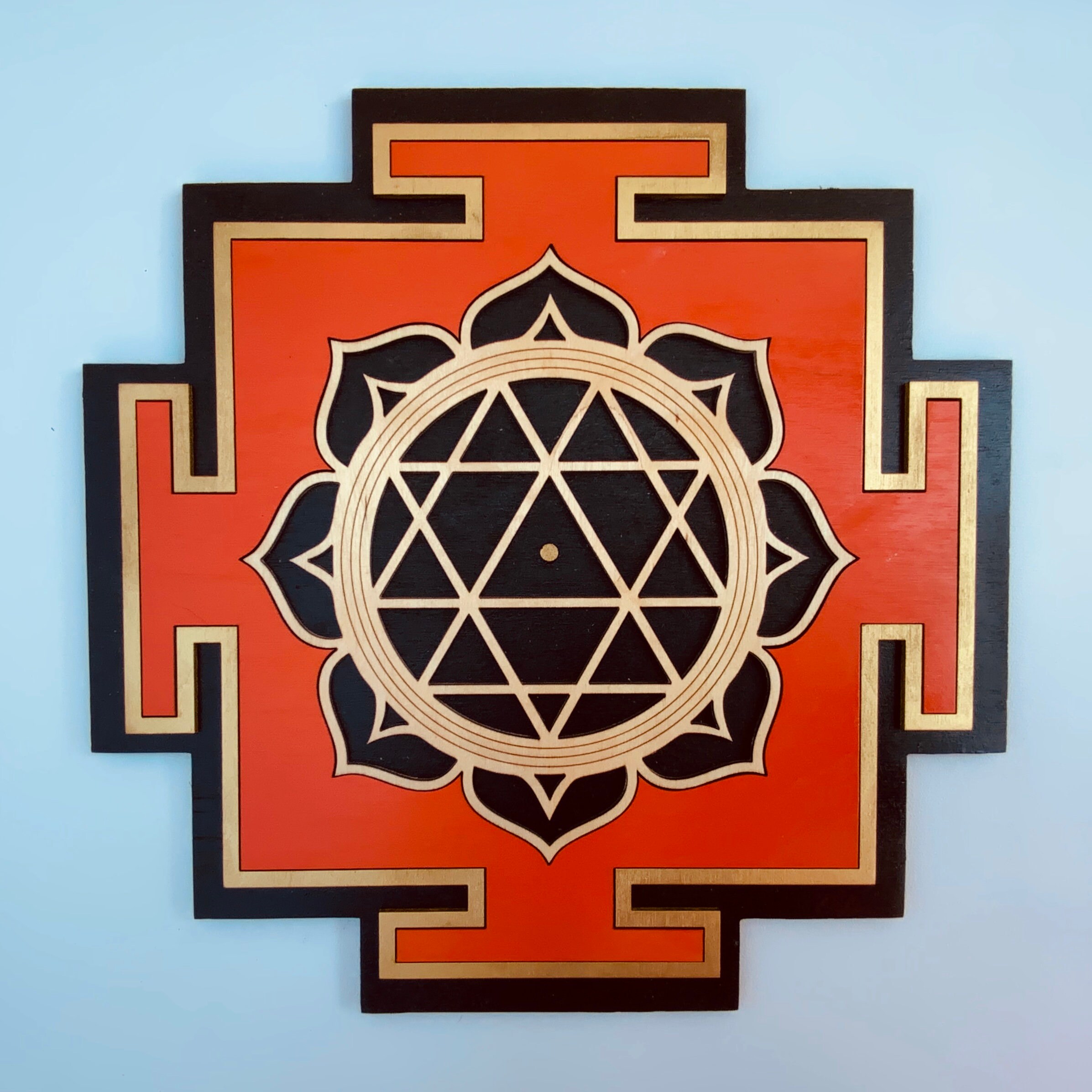 Durga Yantra Sacred Symbols Laser Cut | Etsy