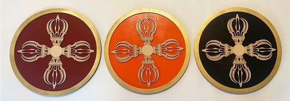 Buddhist Religious Symbol Double Vajra Dorje Vajra - Etsy