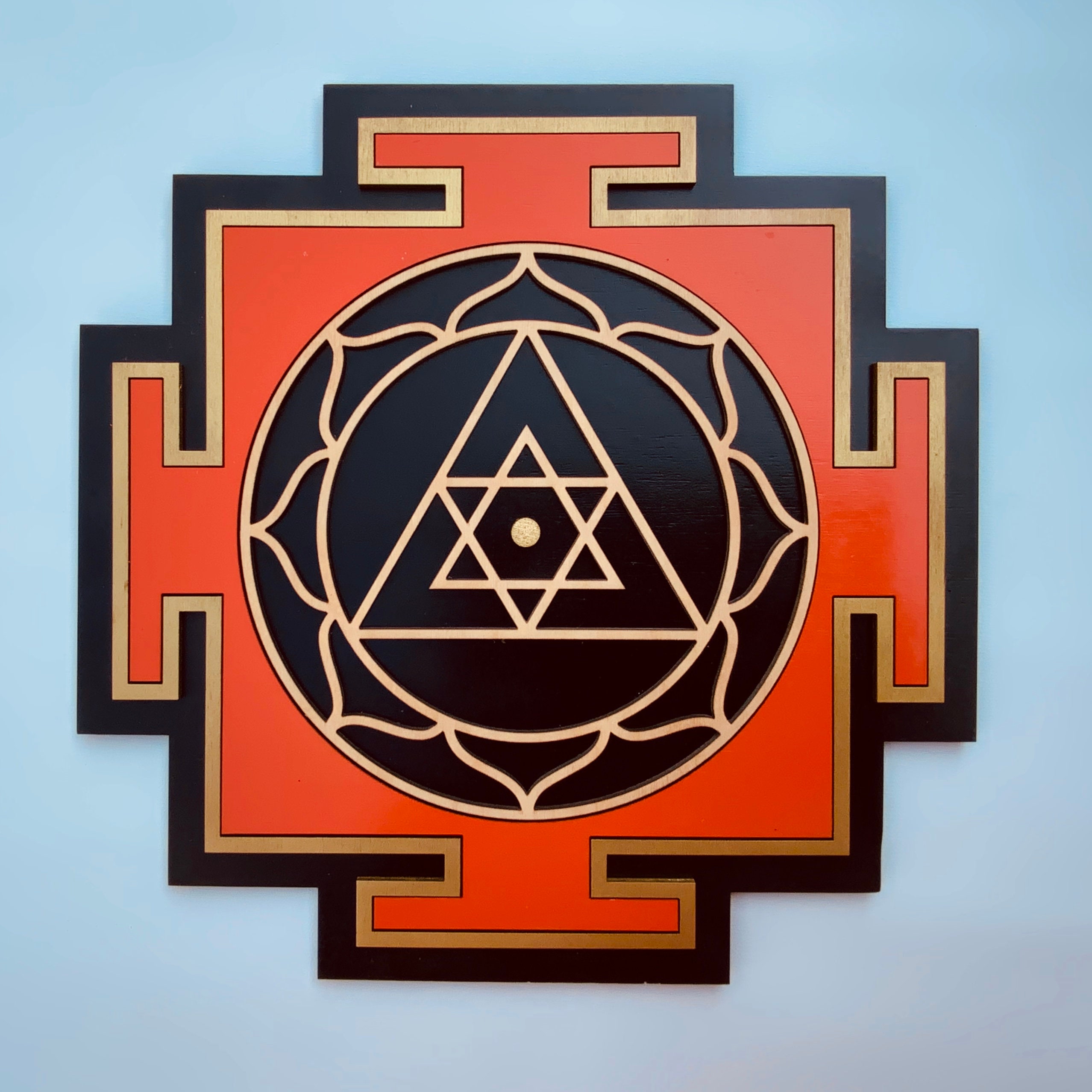 Ganesh Yantra Ganesha Yantra Sacred Symbols Laser Cut - Etsy Nederland