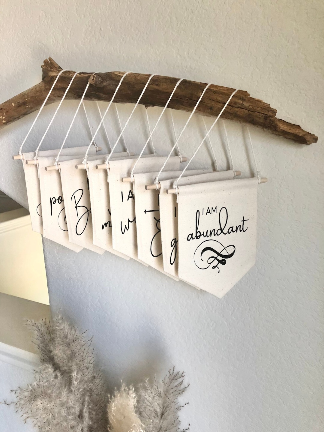 Small Affirmations Banner | Daily Affirmations | Spiritual Journey - Etsy