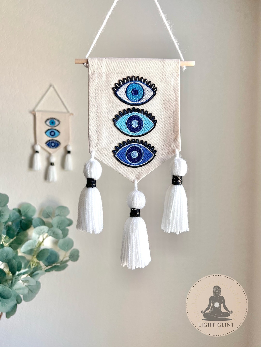 Ward off Negativity Talismanic Evil Eye Banner Minimalist Spiritual ...