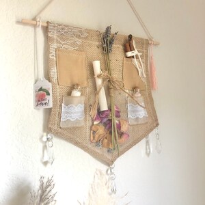 Sacred Serenity: Handcrafted Bohemian Spiritual Minimalist Hanging ...