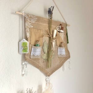 Sacred Serenity: Handcrafted Bohemian Spiritual Minimalist Hanging ...