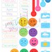 Rainbow Morning Routine Daily Calendar instant Download - Etsy