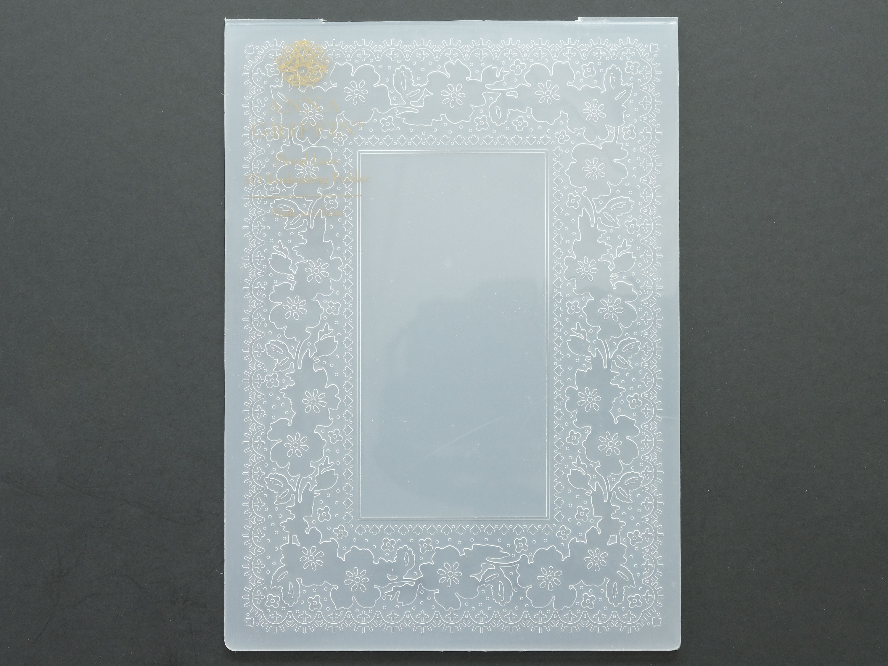 Lot of 3 Anna Griffin 5x7 Inch and 1 Border 1x7 Inch Embossing Folders ...