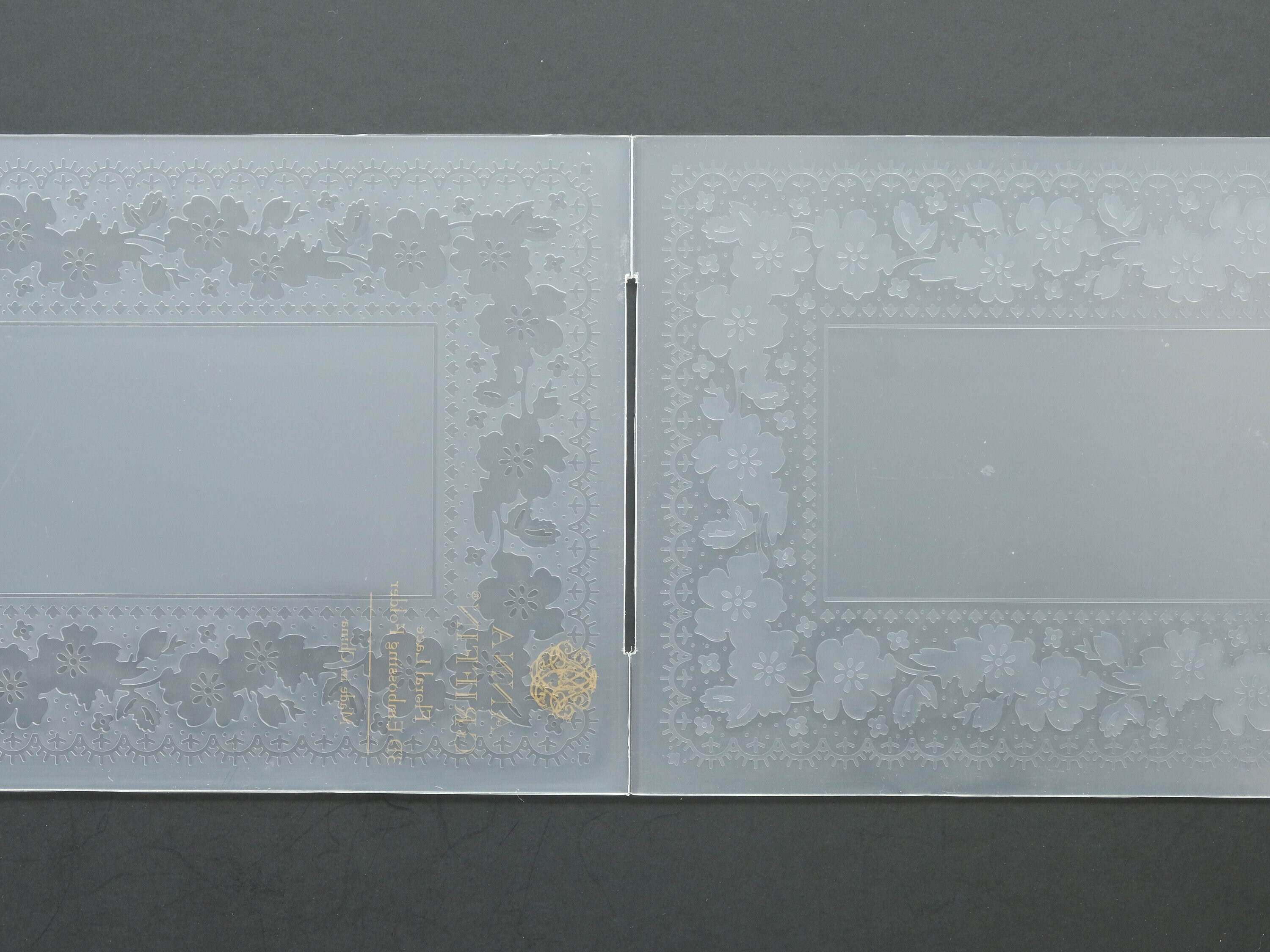 Lot of 3 Anna Griffin 5x7 Inch and 1 Border 1x7 Inch Embossing Folders ...