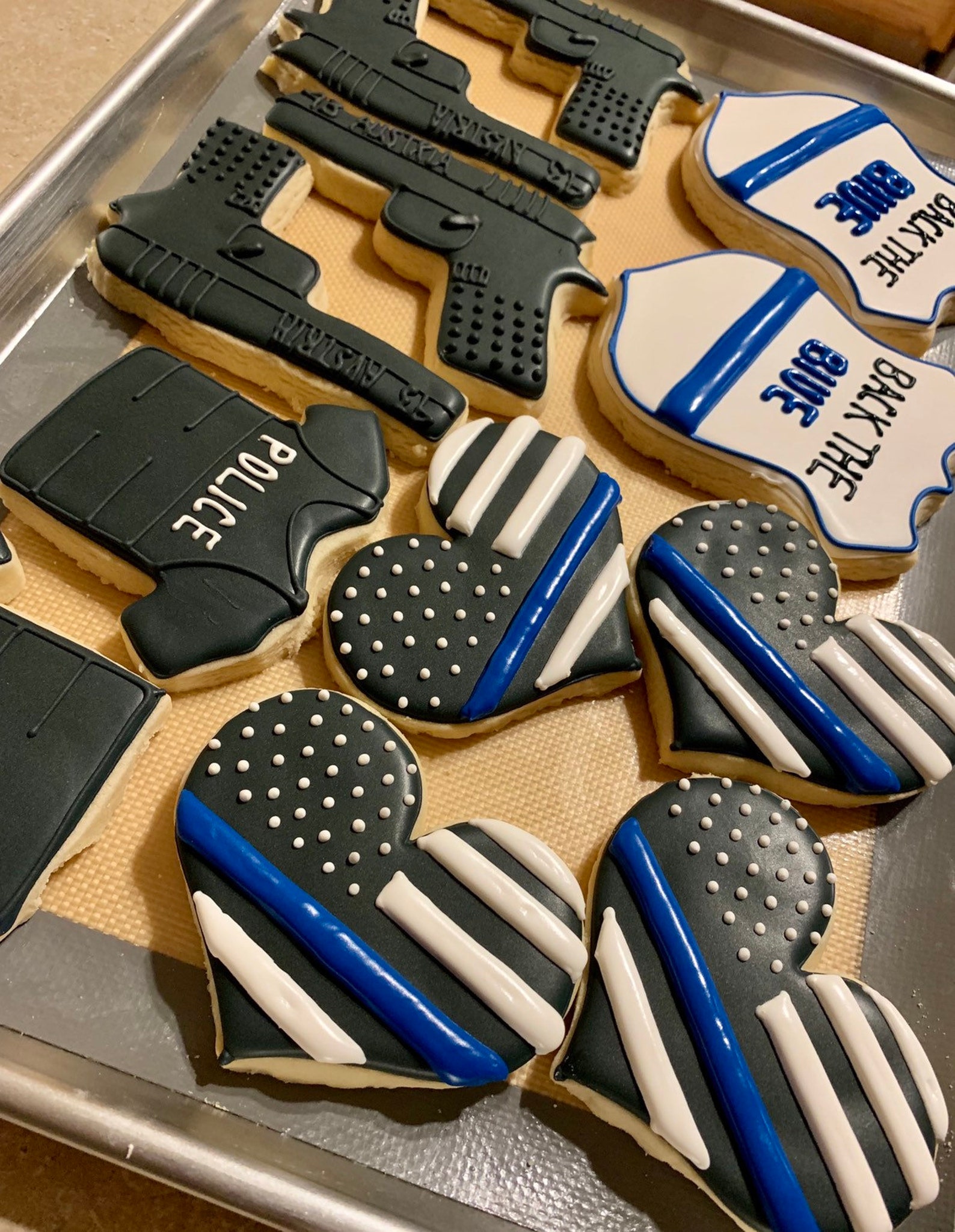 Police Theme Sugar Cookies - Etsy