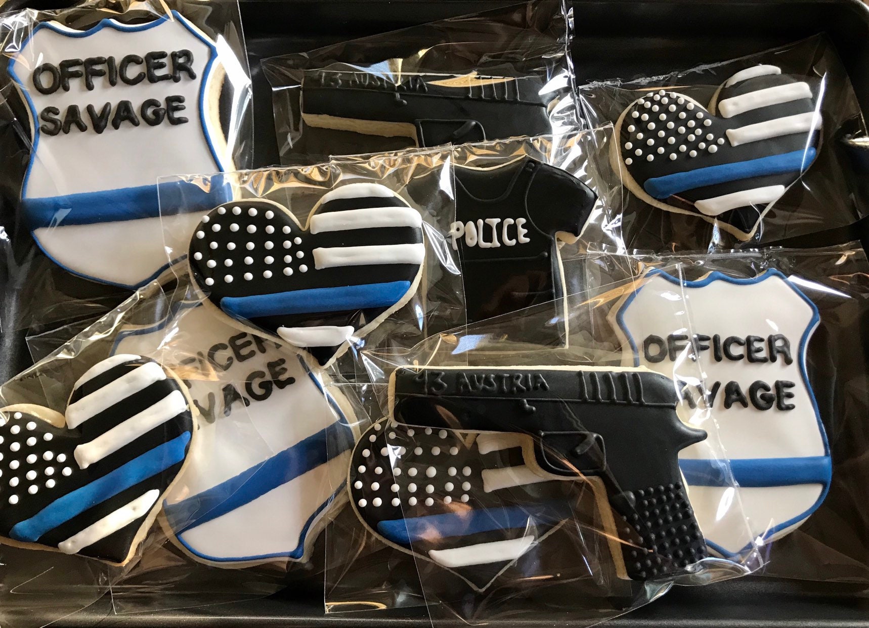 Police Theme Sugar Cookies - Etsy