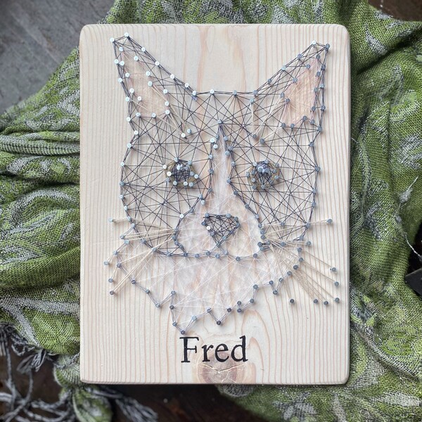 Cat String Art - Etsy
