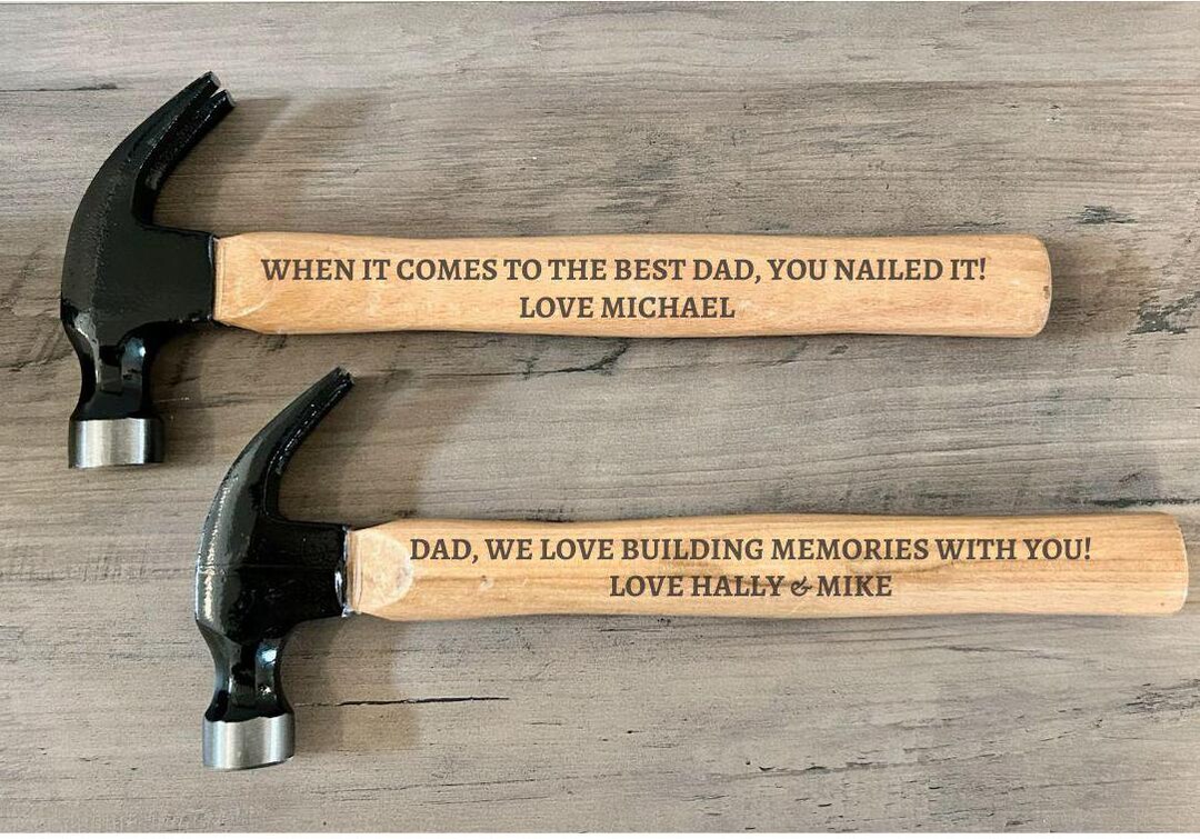 Personalized Hammer, Fathers Day Hammer, Gift for Dad, Engraved Hammer ...