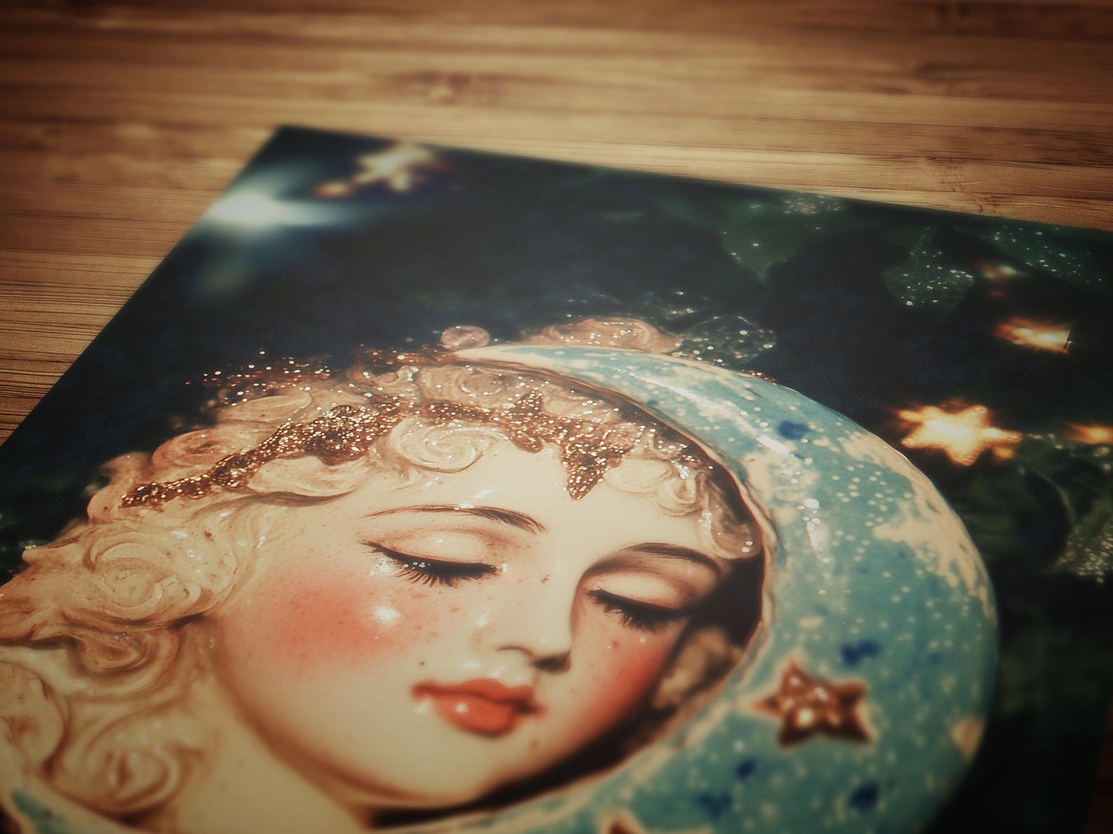 Celestial Moon Print, 90s Whimsigoth Decor, Whimsical Celestial Magical ...