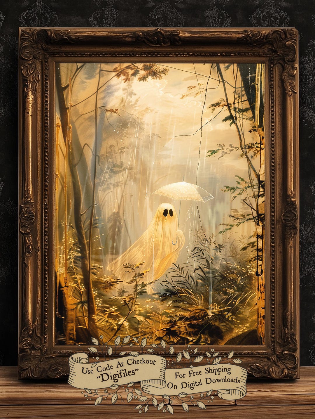 A Ghost in the Forest, Vintage Victorian Gothic Photography, Occult ...