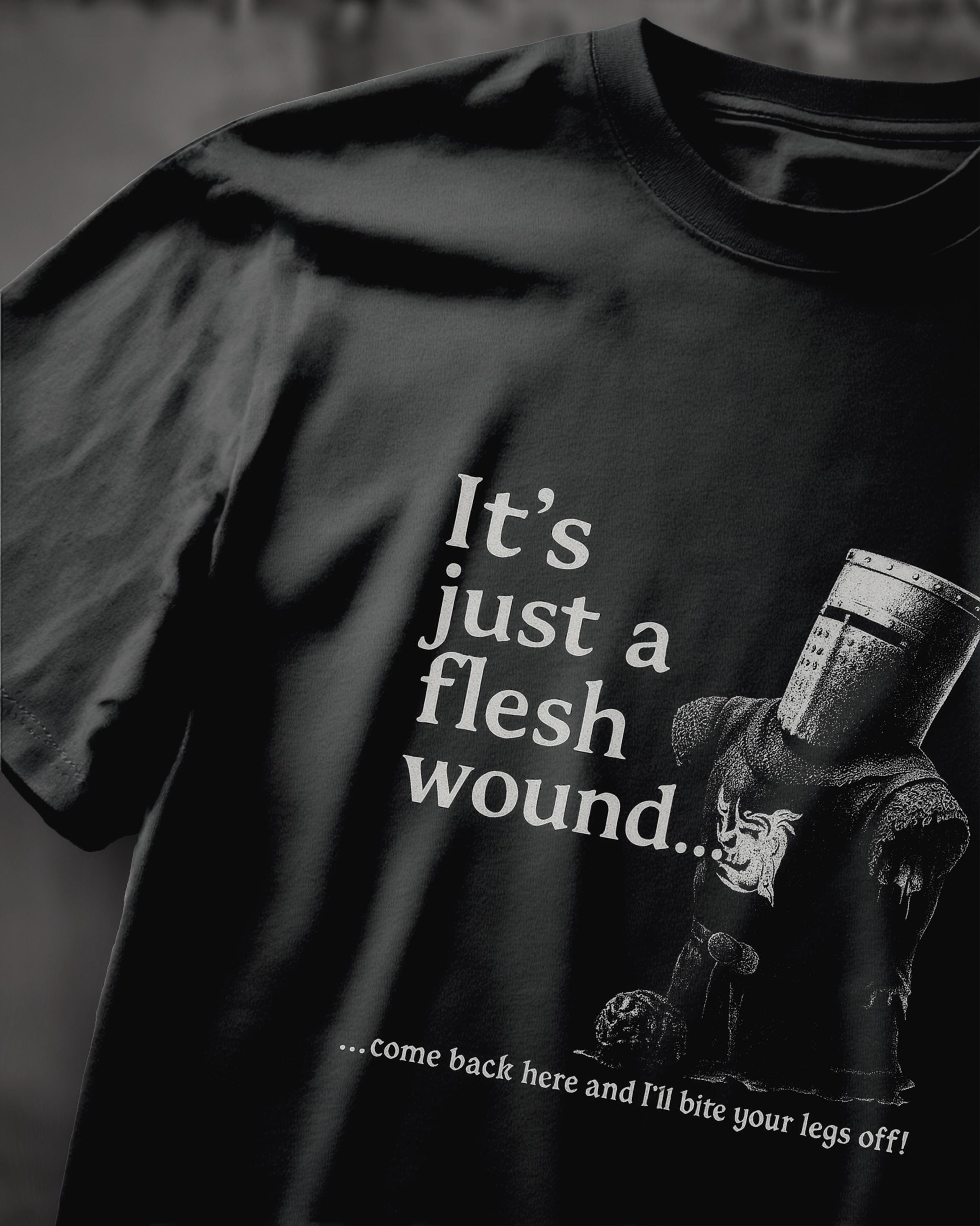 Monty Python Black Knight Shirt, Funny “it’s Just a Flesh Wound” Tee ...