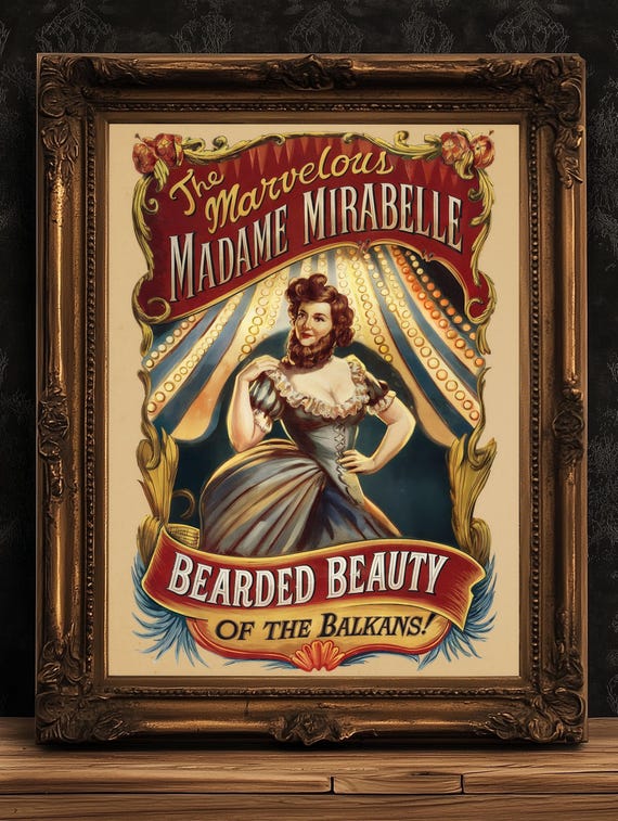 Bearded Lady Circus Act