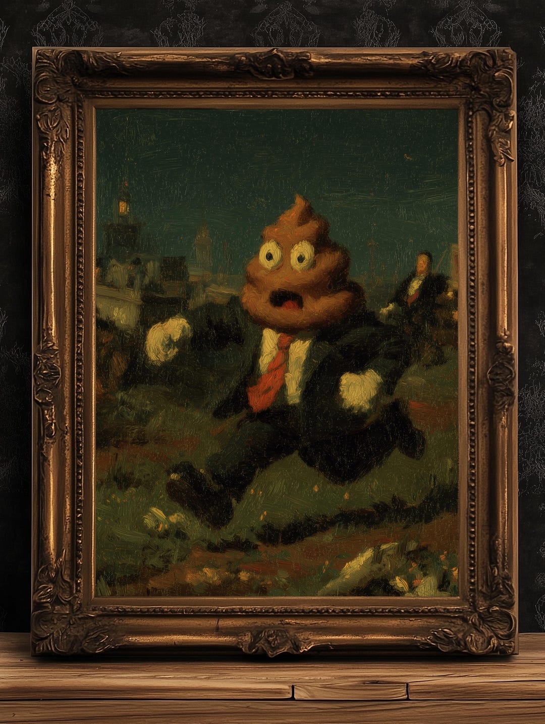 My Tummy Hurts, Poop Emoji Wall Art, Weirdcore Toilet Poster, Quirky ...
