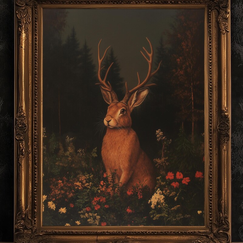 Jackalope Art - Etsy
