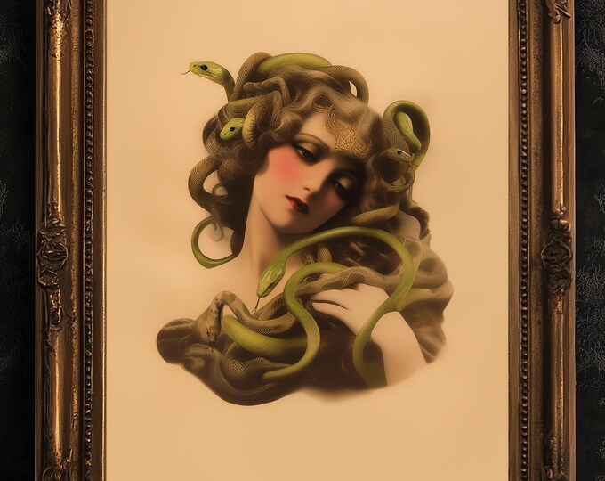 The Amazing Spidora, Spider Girl, Vintage Circus Wall Art, Retro ...
