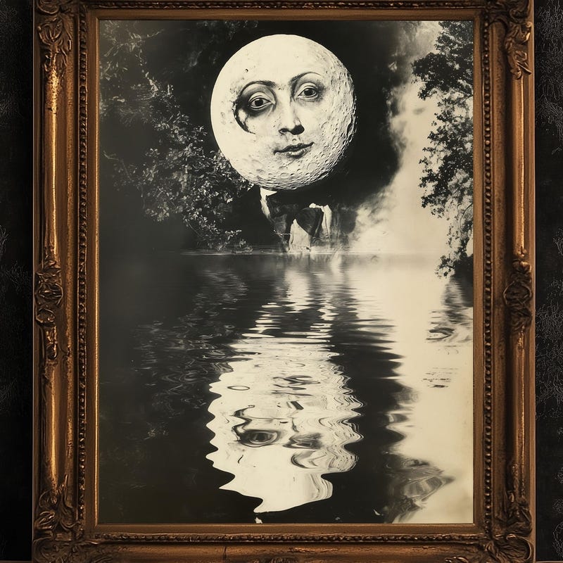 Surreal Moon Pictures - Etsy