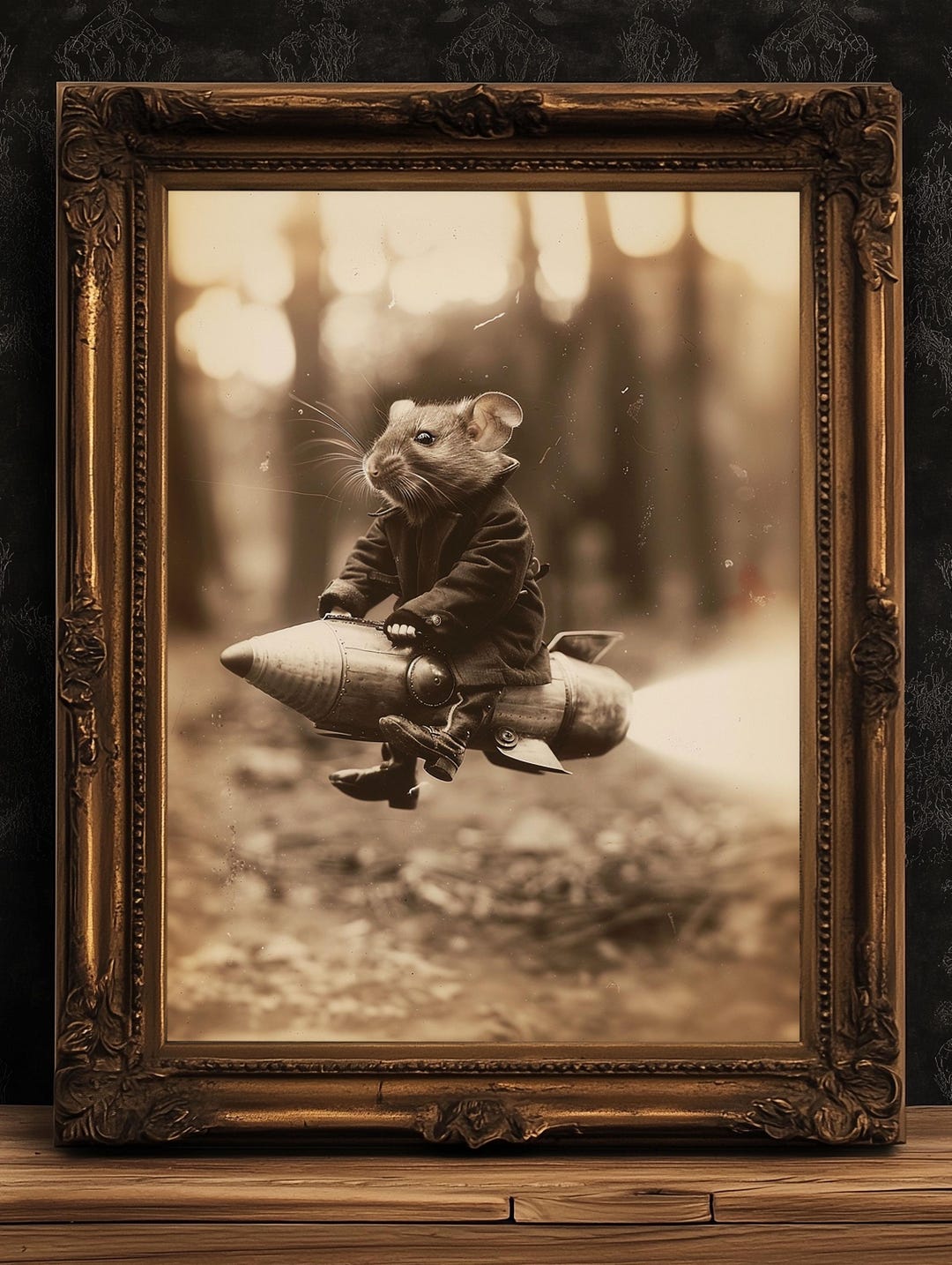 Astronaut Space Rat, Yuri Ratgarine, Vintage Victorian Gothic ...