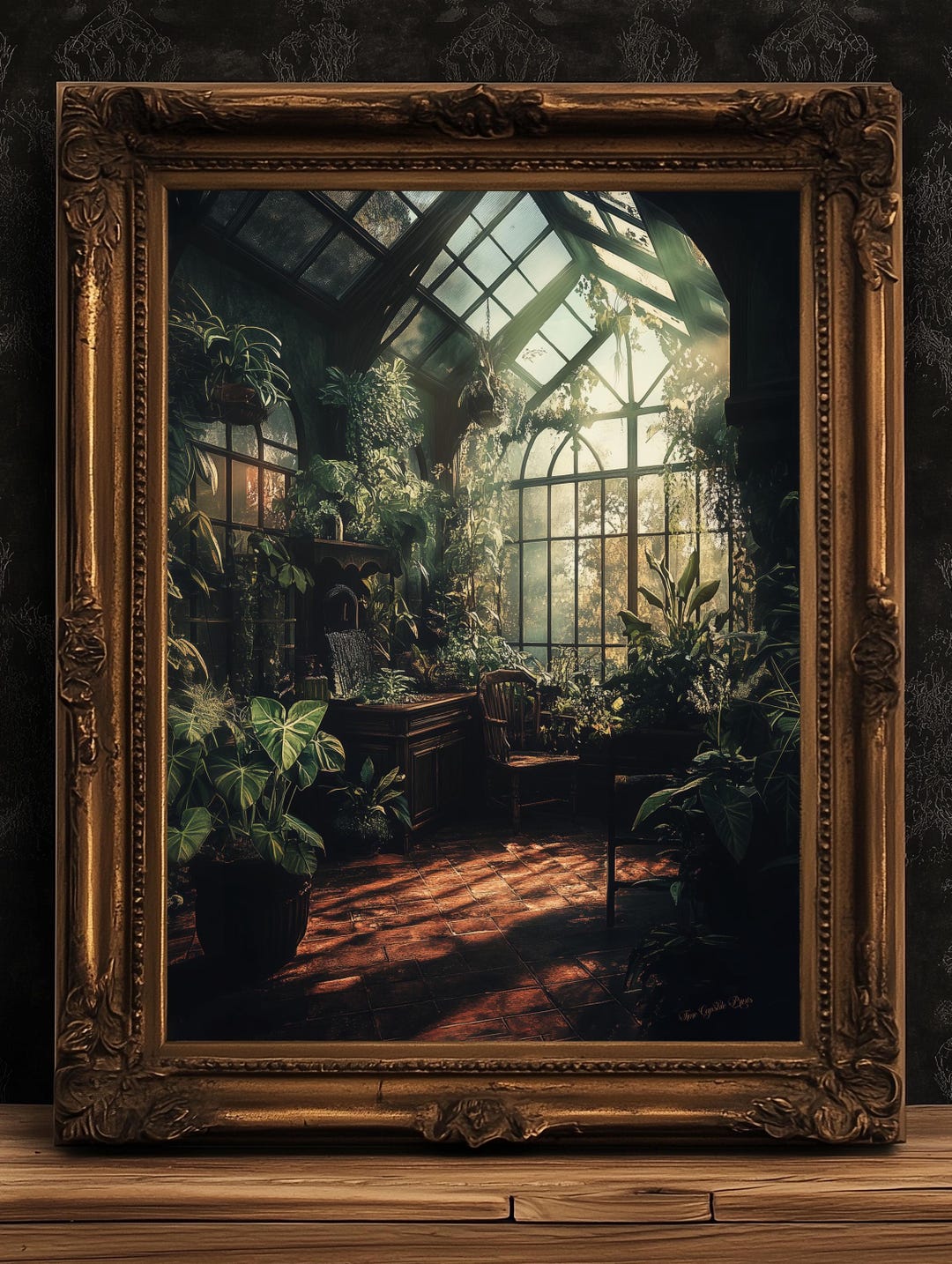 Herbology and Botany Classroom, Medieval Castle Art Print, Wizard ...