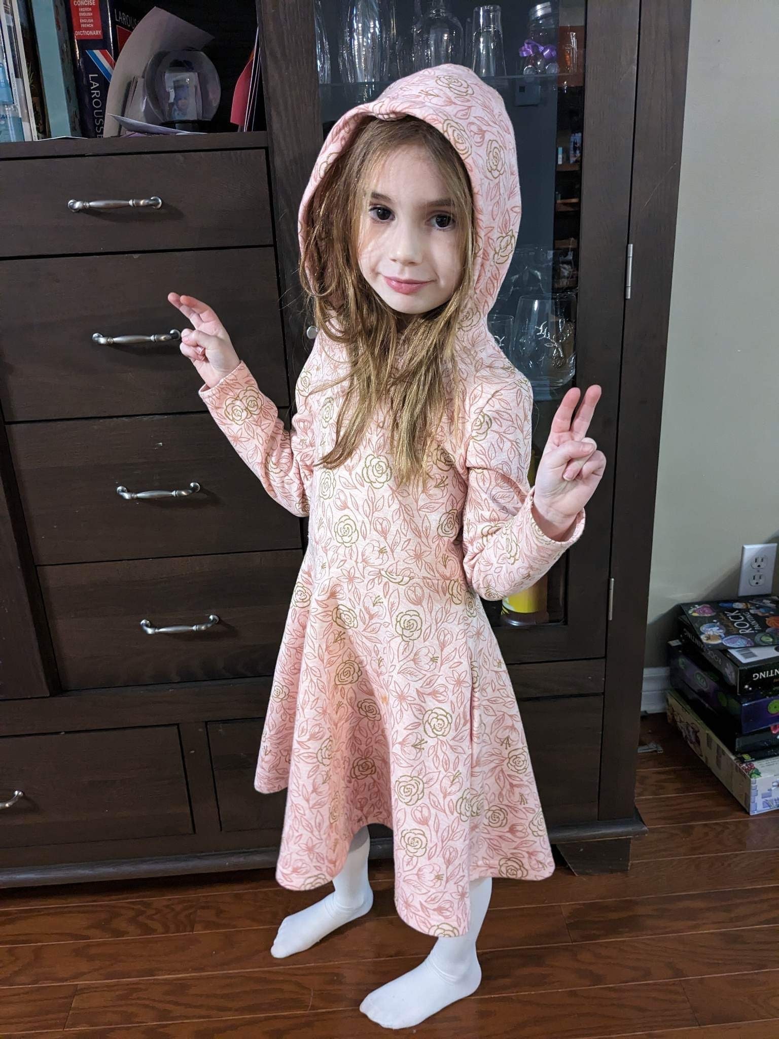 Robe enfant Roses dorées - Etsy Canada