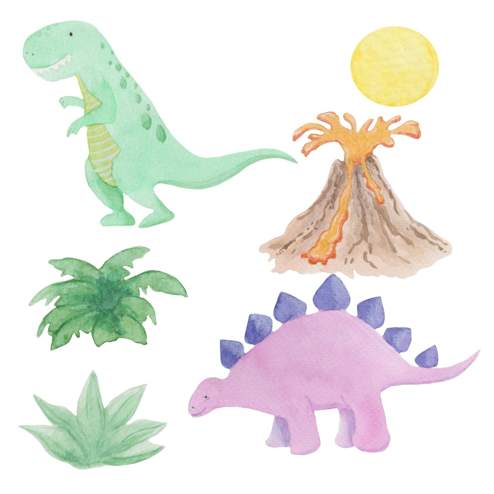 Watercolor Dinosaur Clipart, Dinosaur, Clipart, Cute Dinosaur ...