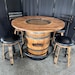 WHISKEY BARREL TABLE Set - Etsy