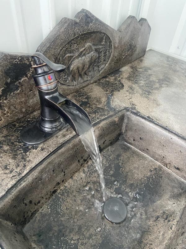 Waterfall Rustic Faucet - Etsy