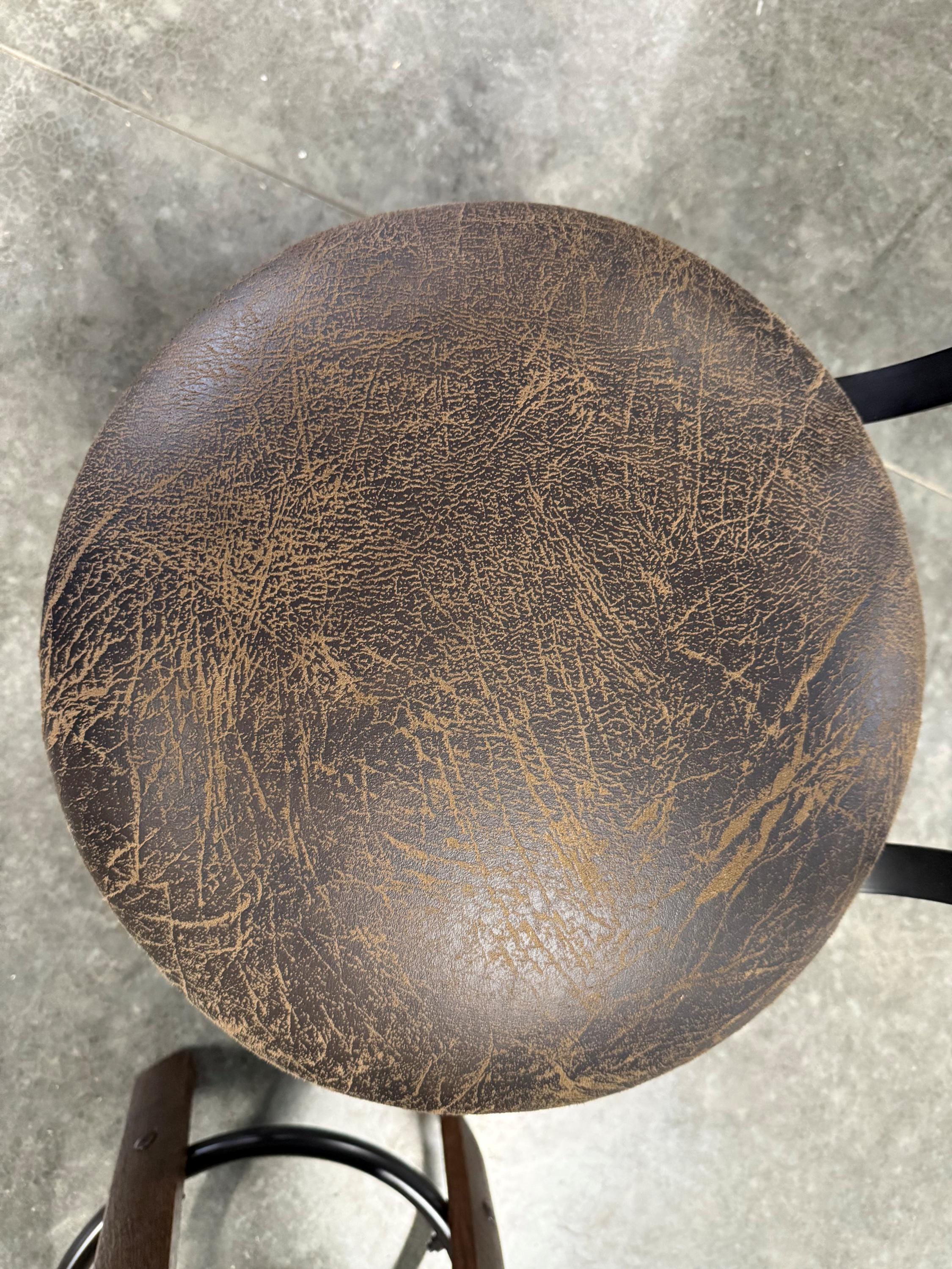Whiskey Barrel Bar Stool With Earth Tone Stain - Etsy