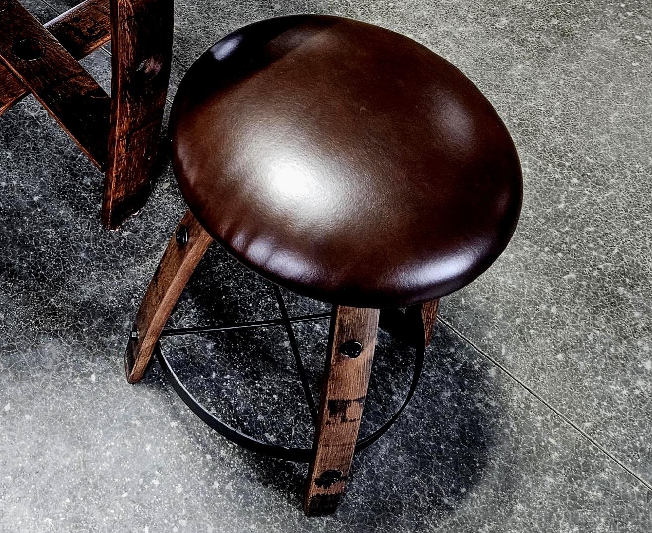 Whiskey Barrel Bar Stool - Etsy