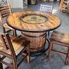 WHISKEY BARREL TABLE Set - Etsy