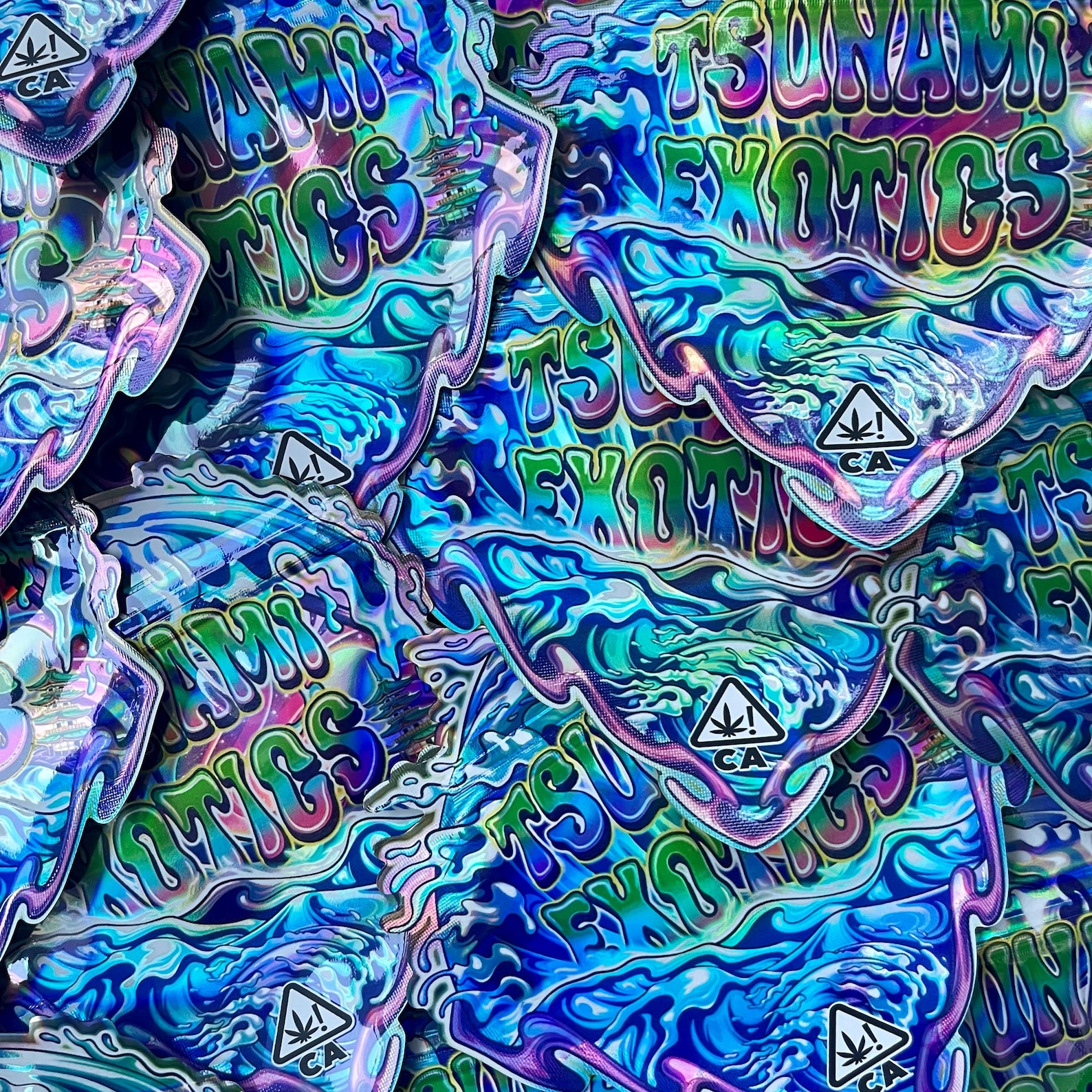 Random Assortment Large Mylar Zip Lock Design Packs | 3.5g Smell-proof ...