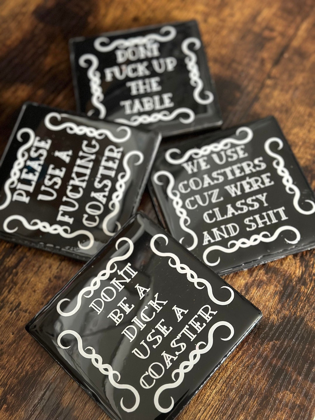 Humorous Coasters - Etsy