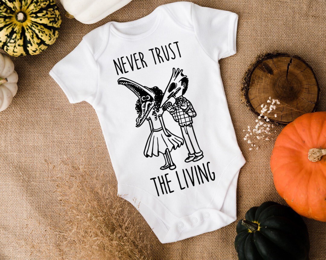 Never Trust the Living Onesie - Etsy