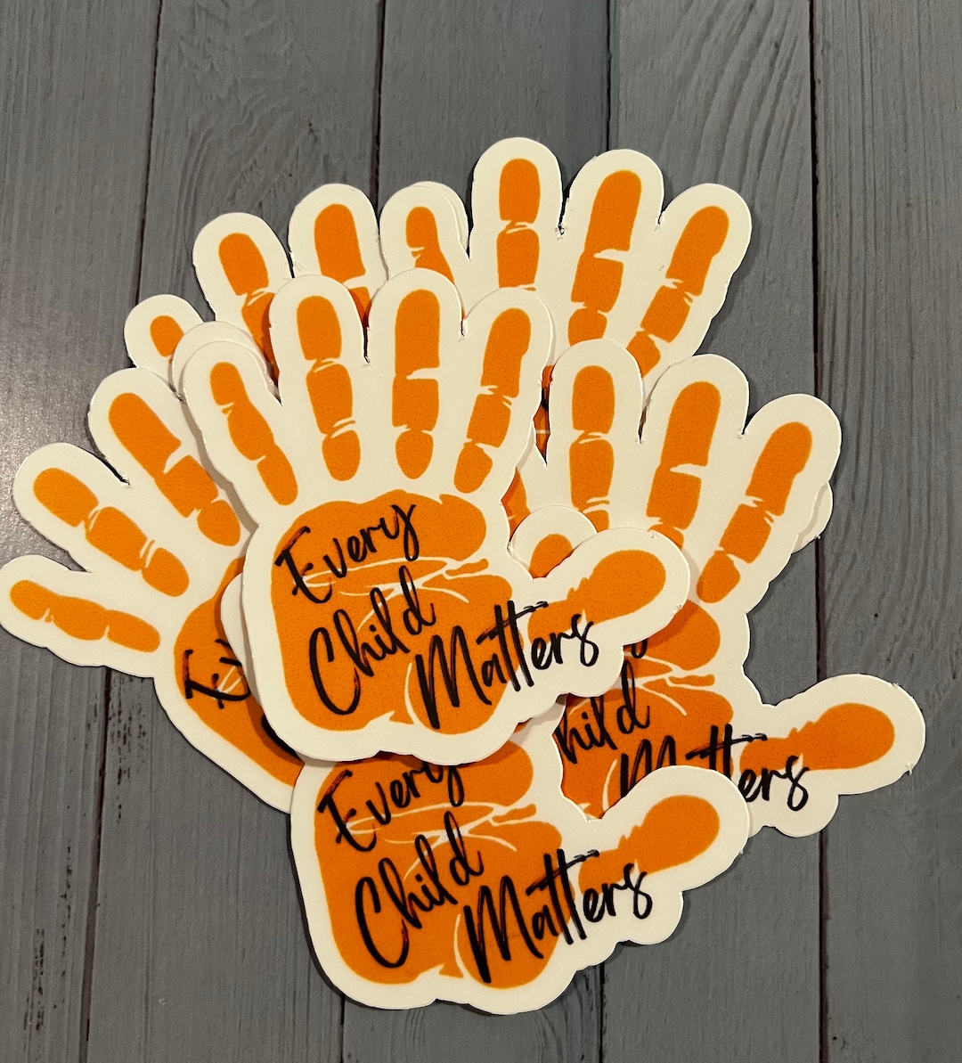 Every Child Matters Handprint Sticker - Etsy Every Child Matters Handprint Sticker - Etsy