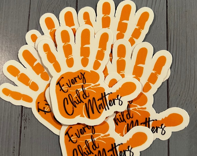 Every Child Matters Handprint Sticker - Etsy Canada