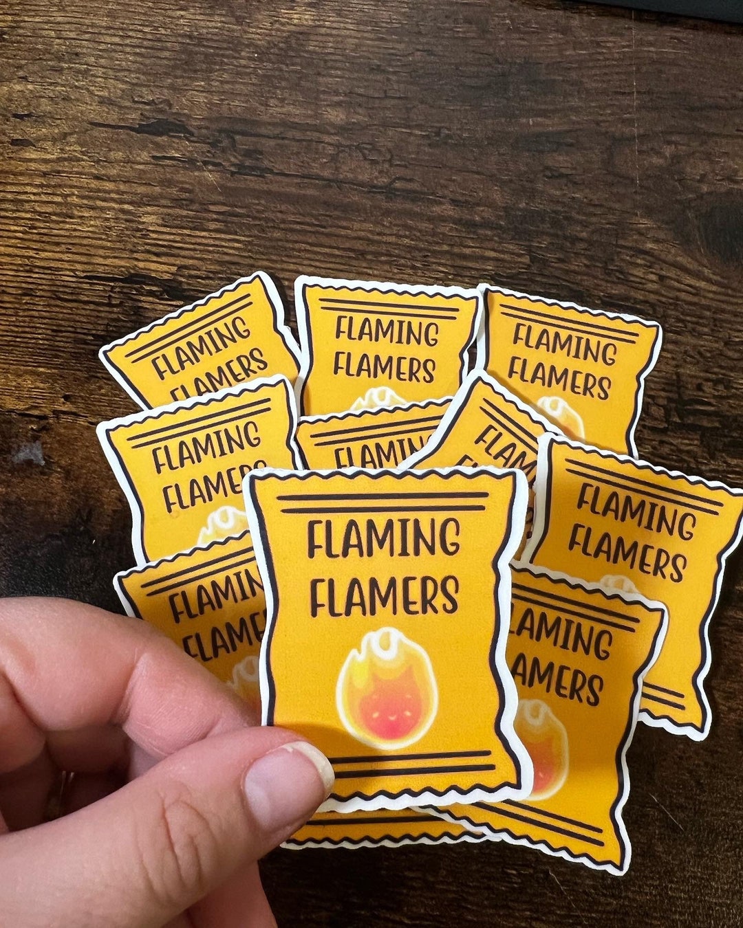 Flaming Flamers Sticker - Etsy