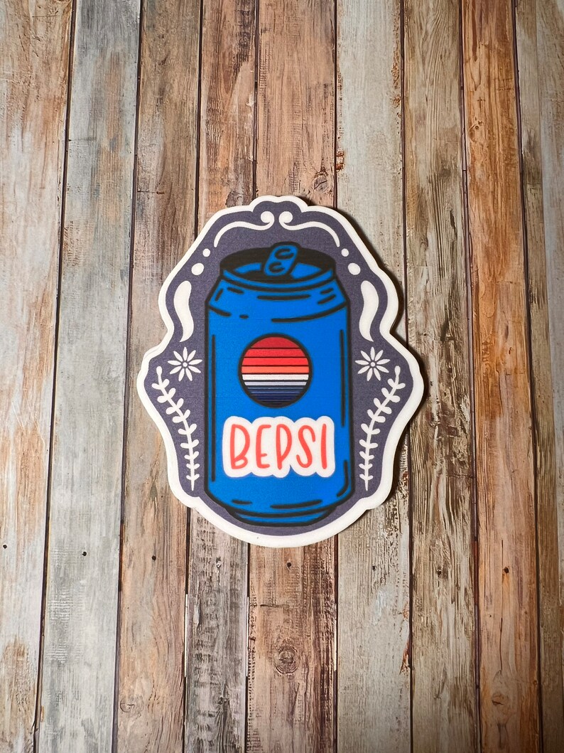 Bepsi Soda Can Sticker - Etsy