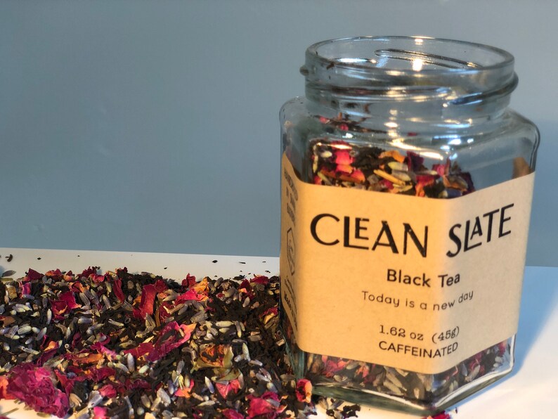 CLEAN SLATE VANILLA Loose Leaf Black Tea Organic Tea Tea - Etsy
