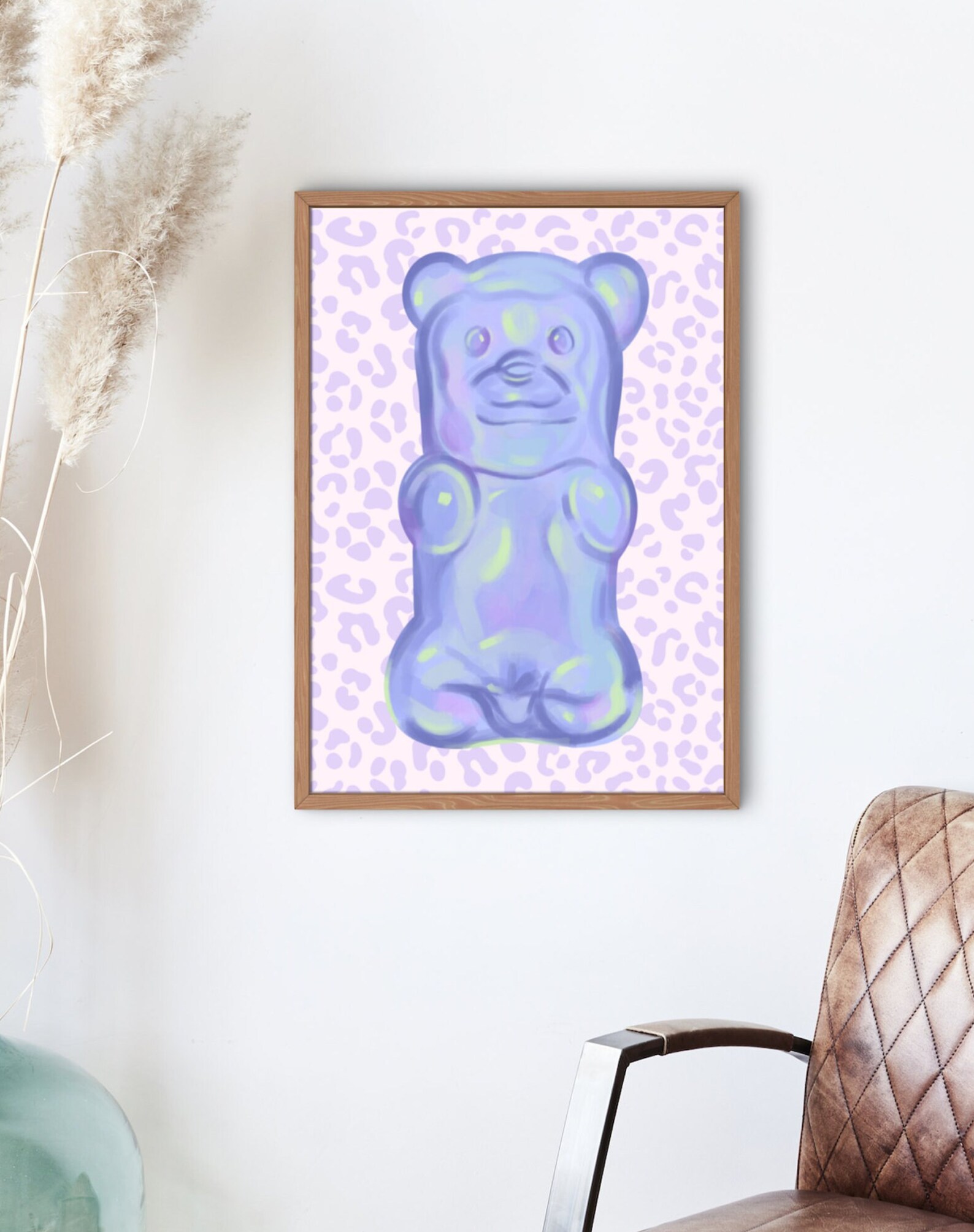Gummy Bear Preppy Wall Art Pastel Print Preppy Poster Fun - Etsy