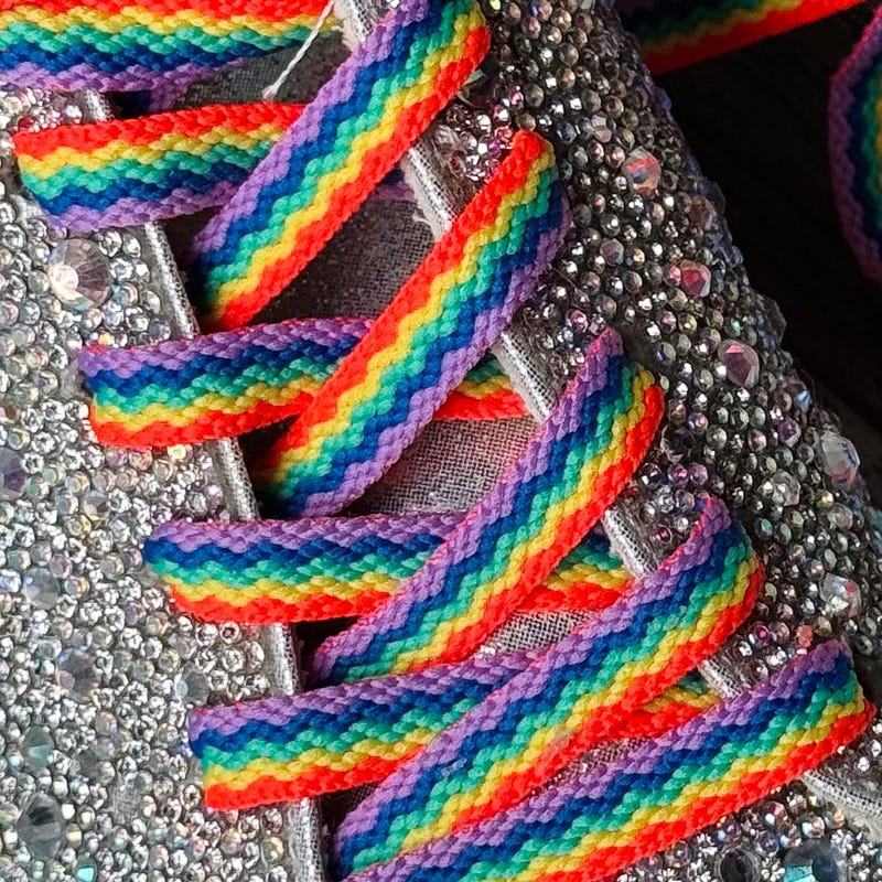 Rainbow Shoes - Etsy