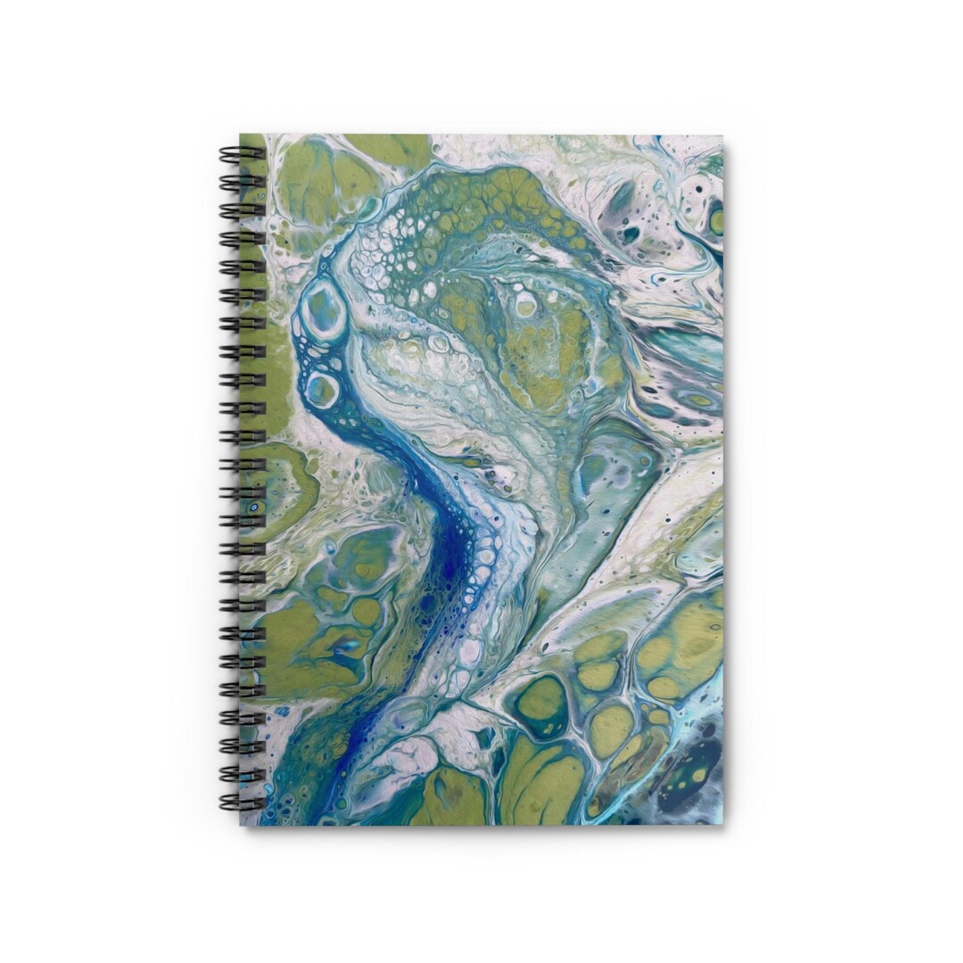 Bespattered Facade Sea Turtle Spiral Notebook - Lined Pages - Etsy