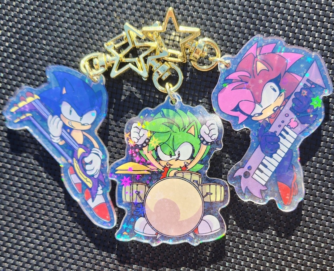 Sonic Underground Inspired Keychain - Etsy